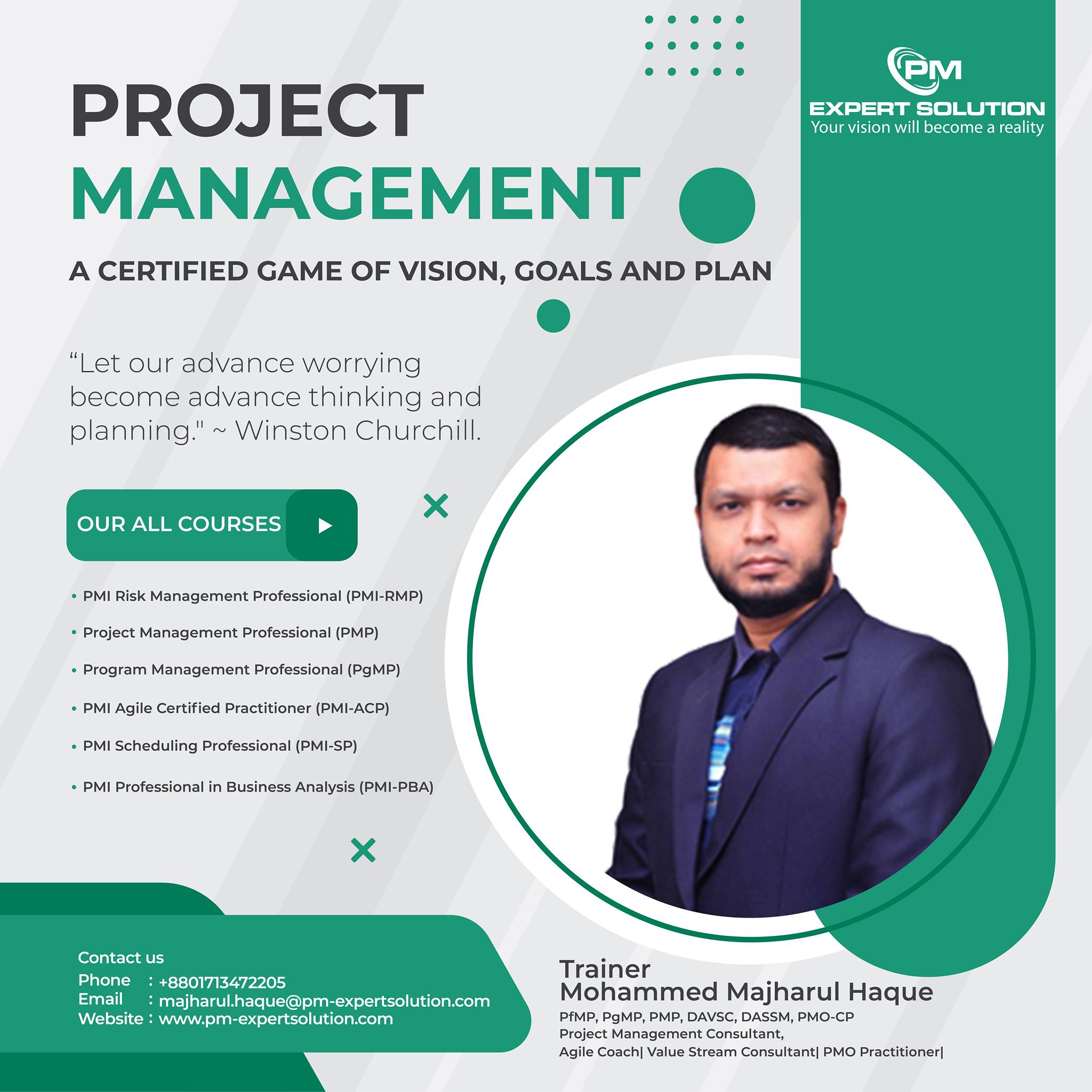 PM Expert Solution - Project Management Training & Consultancy